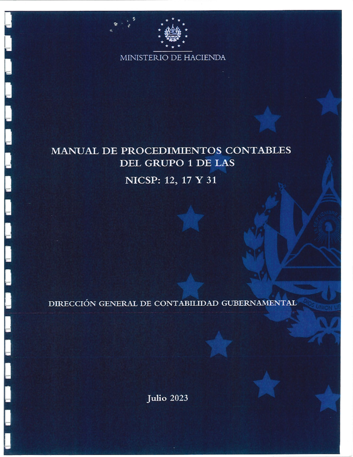Manual de Procedimientos Contables según NICSP 12, 17 y 31 - Edición 1 ...