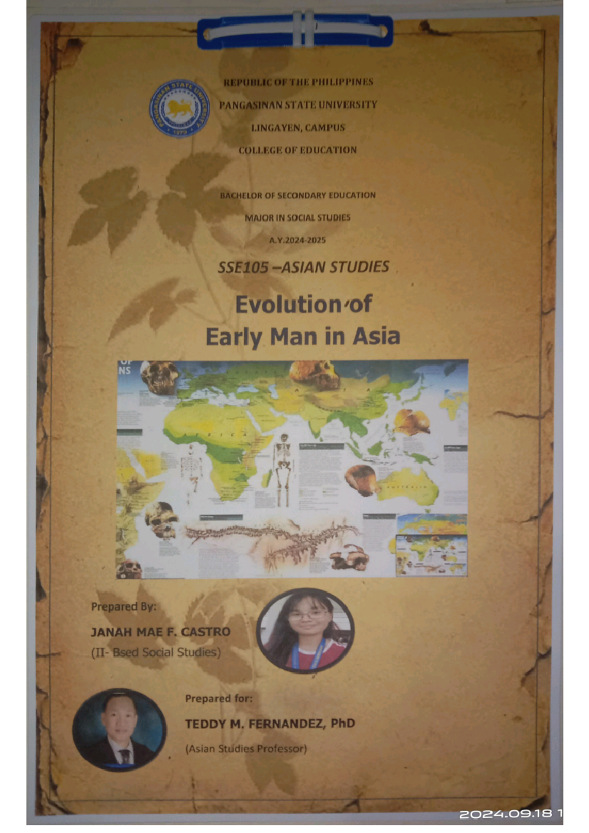 SSE105 Asian Studies Notes: Chapter 1 - Early Man in Asia - Studocu