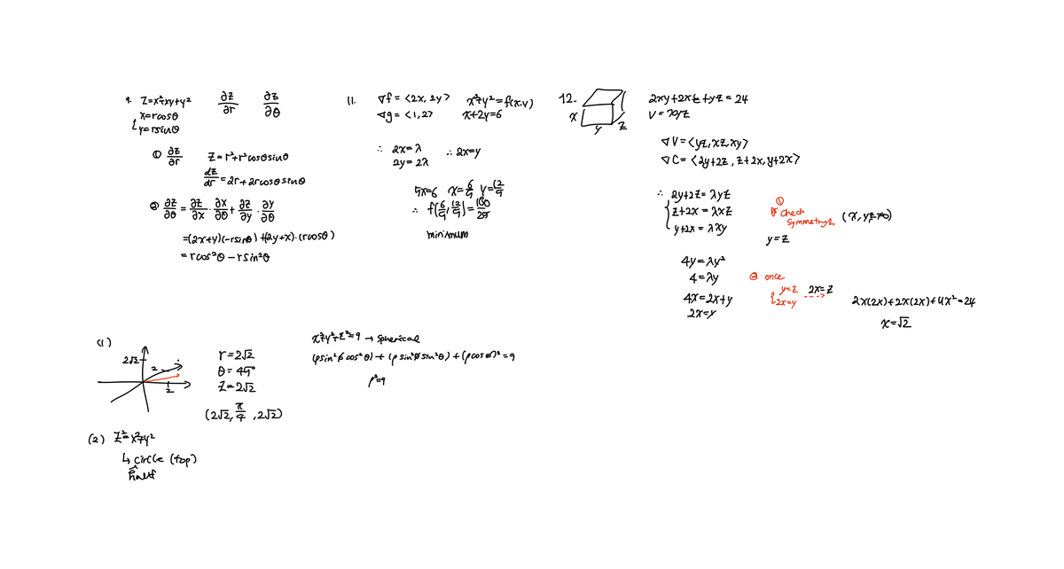 Math 293 Notes - v Zexhyryr O 0% L TEE% Y ohyi=fiey) 12 / 7( zK‘-‘-f ...