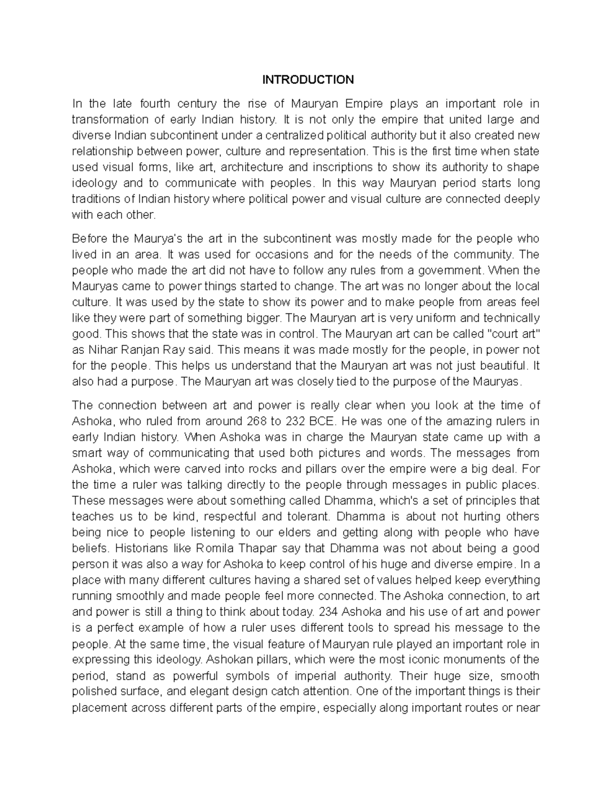 Mauryan Empire Visual Culture: Art, Power, and Ideology in History ...