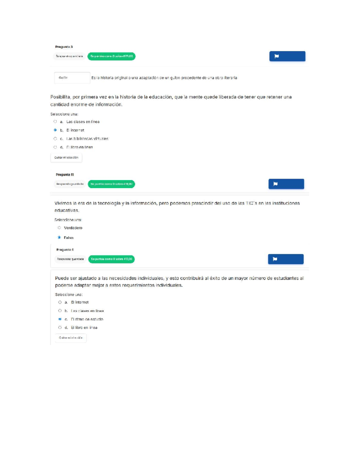 Examen Final de Español - Preguntas y Respuestas Clave - Studocu