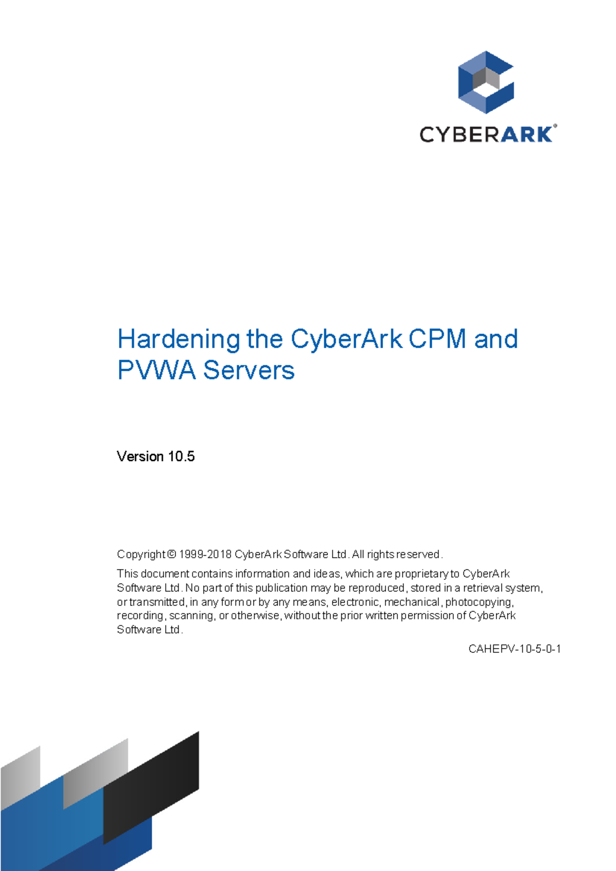 426520217 Hardening Procedures for CyberArk CPM and PVWA Servers - Studocu