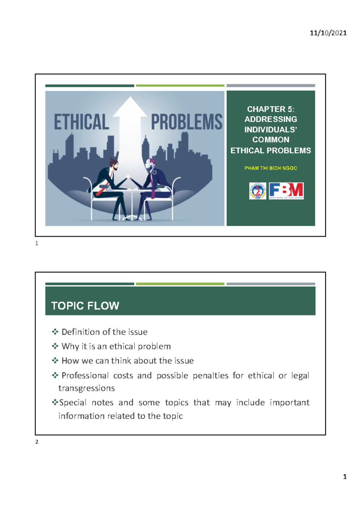 BE teaching at university in US - CHAPTER 5: ADDRESSING INDIVIDUALS ...