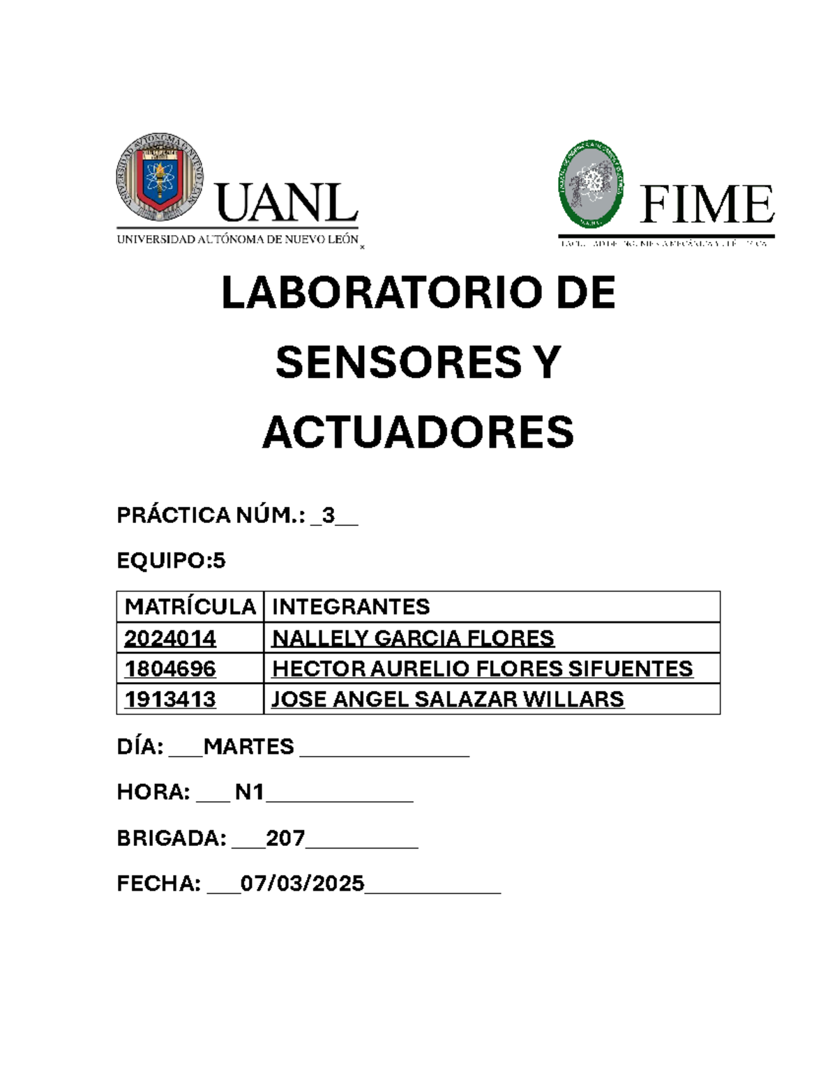 Practica 3 - cxcasas - LABORATORIO DE SENSORES Y ACTUADORES PRÁCTICA ...