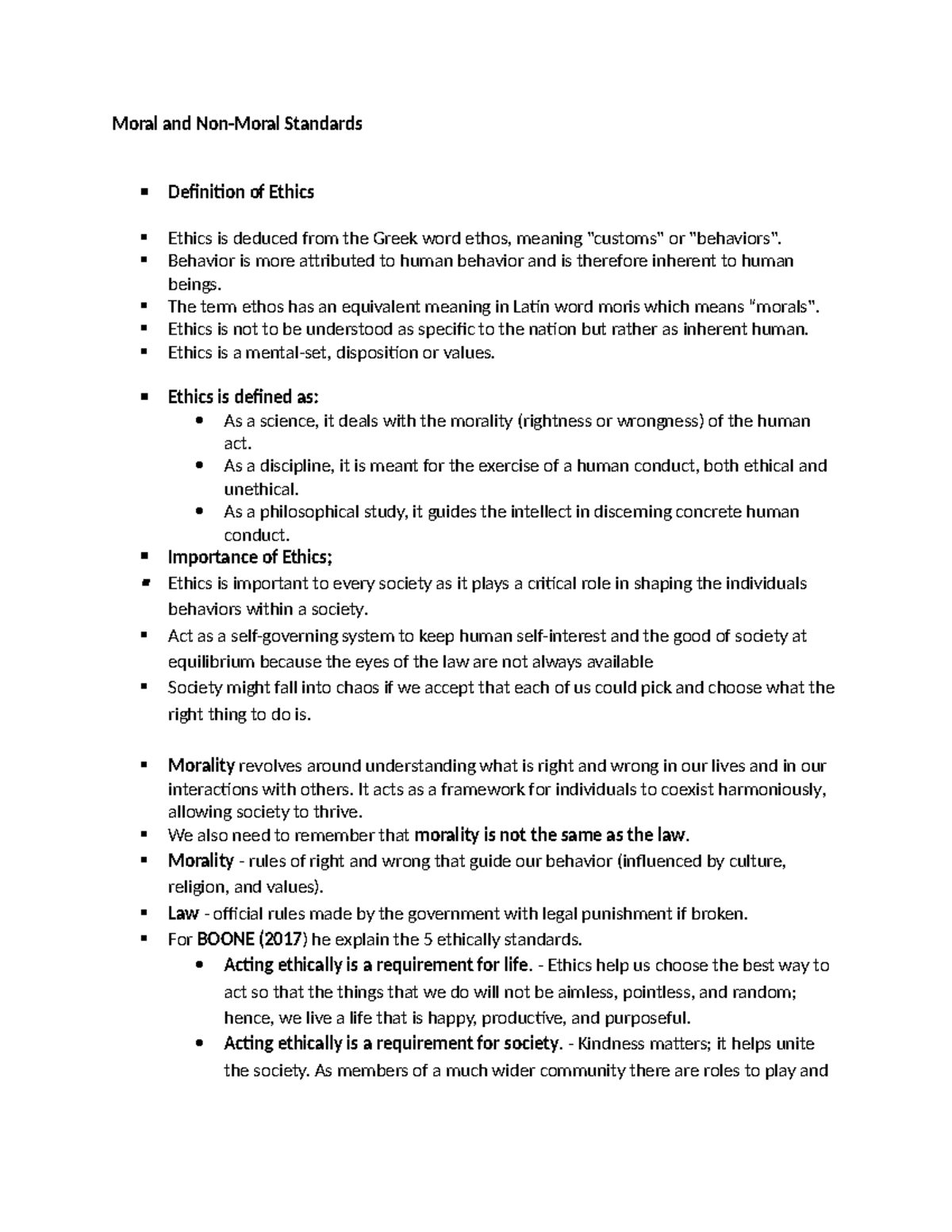 Understanding Morality, Ethics, and Cultural Dynamics (PHIL 101) - Studocu