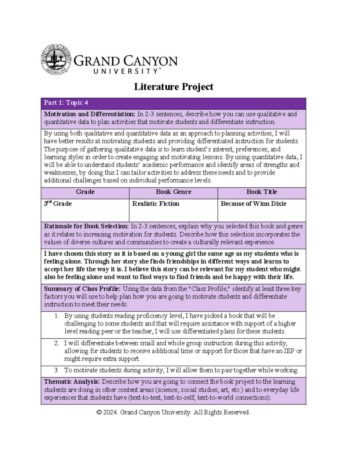 REA 305 RS Final Literature Project: Strategies for Student Motivation ...