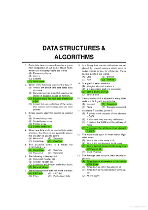 DAA UNIT 1 - UNIT – 1 INTRODUCTION: Notion of Algorithm - Fundamentals of algorithmic problem ...