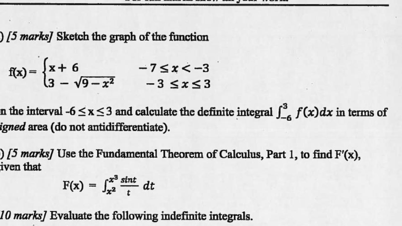 Calculus 101: Definite and Indefinite Integrals Analysis - Studocu