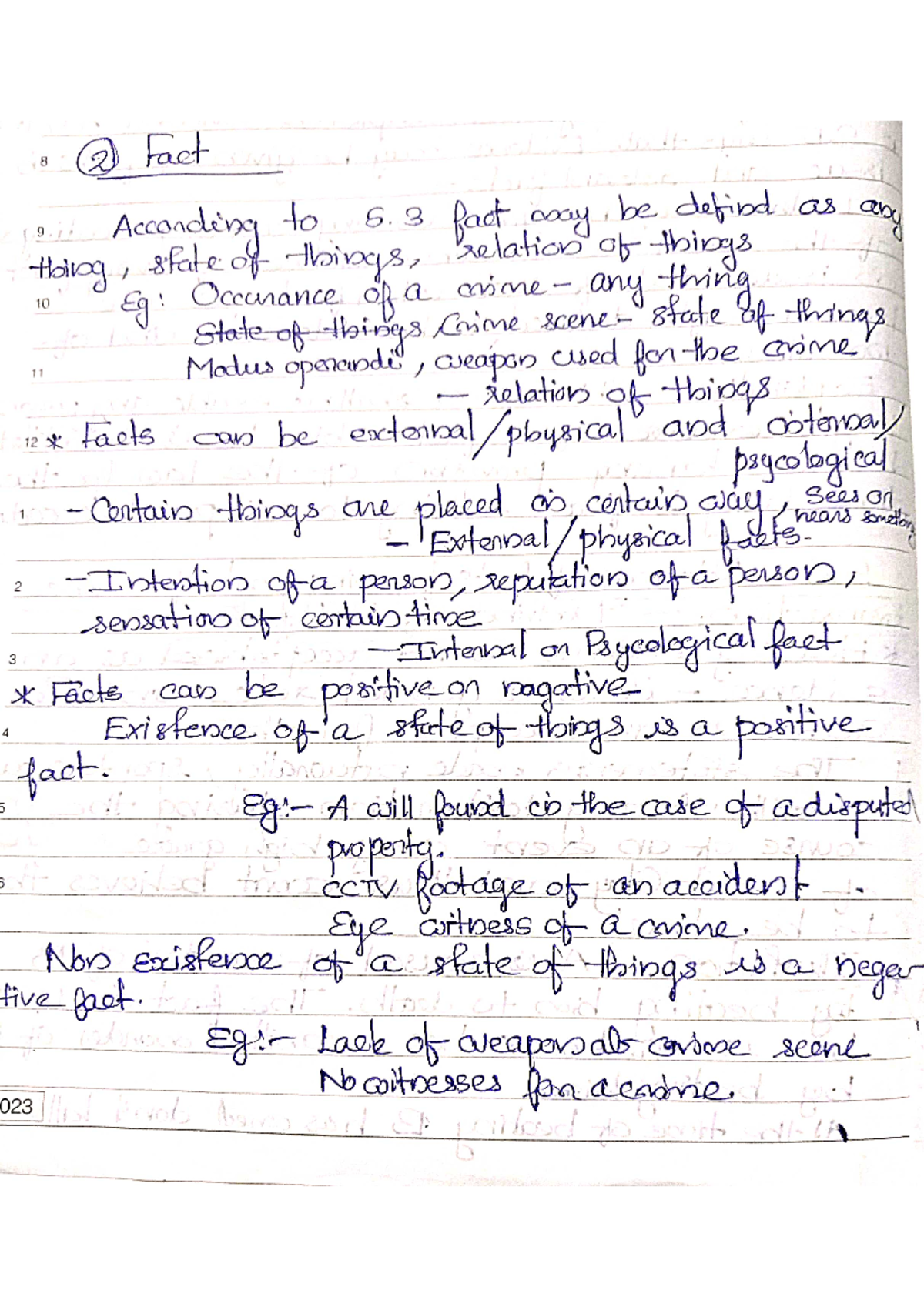 Evidence Act Notes - BBA LLB: Key Definitions and Concepts - Studocu