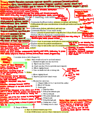 Study guide NUR 155 - Nur155 - Study guide: NUR 155 Exam 1 Chapter 3 ...
