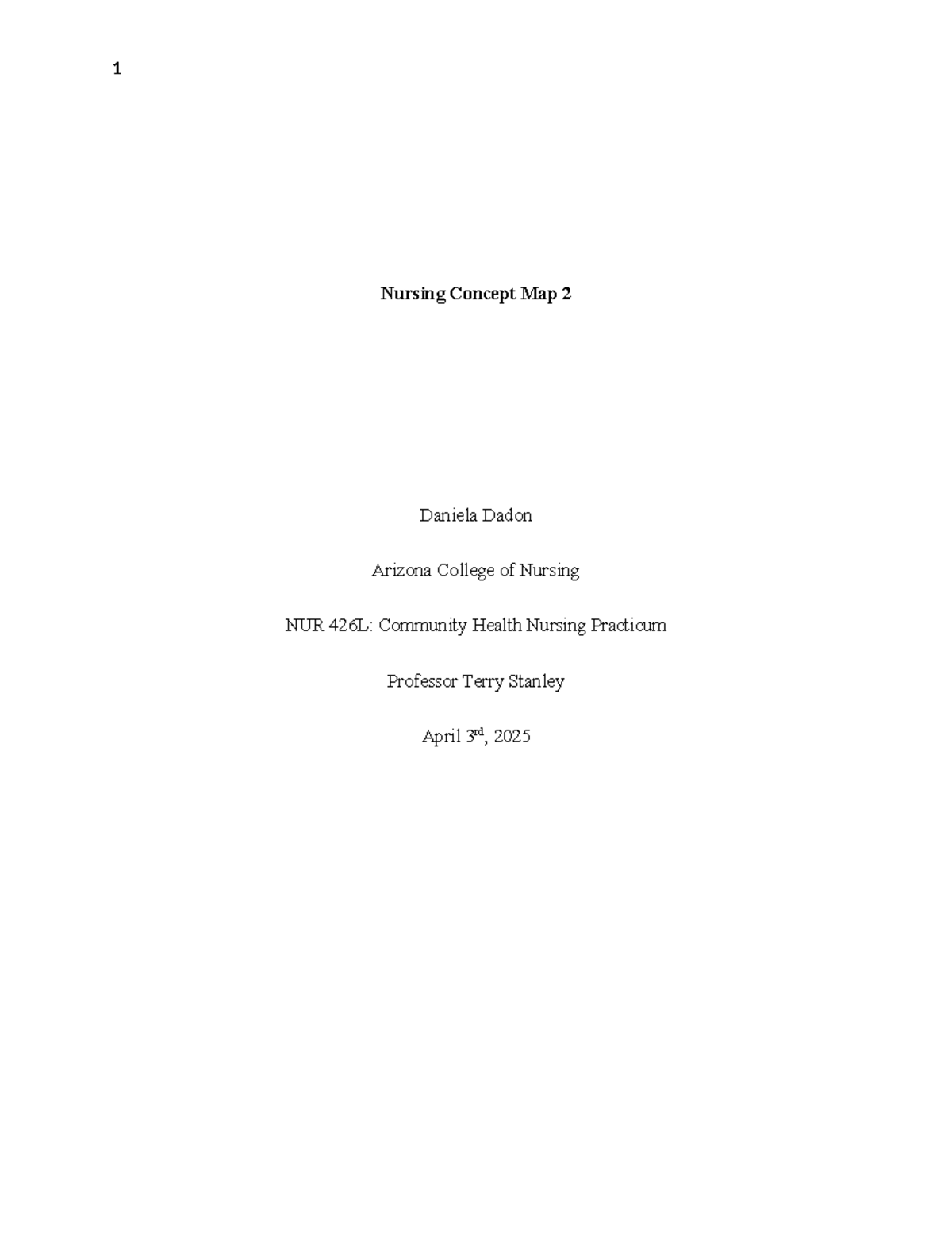 Concept Map for Vulnerable populations - Nursing Concept Map 2 Daniela ...