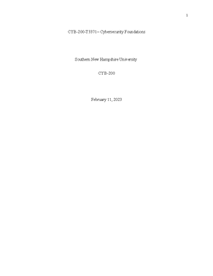 CYB 200 6-2 Project - 6-2 Project Two Submission: Incident Analysis ...