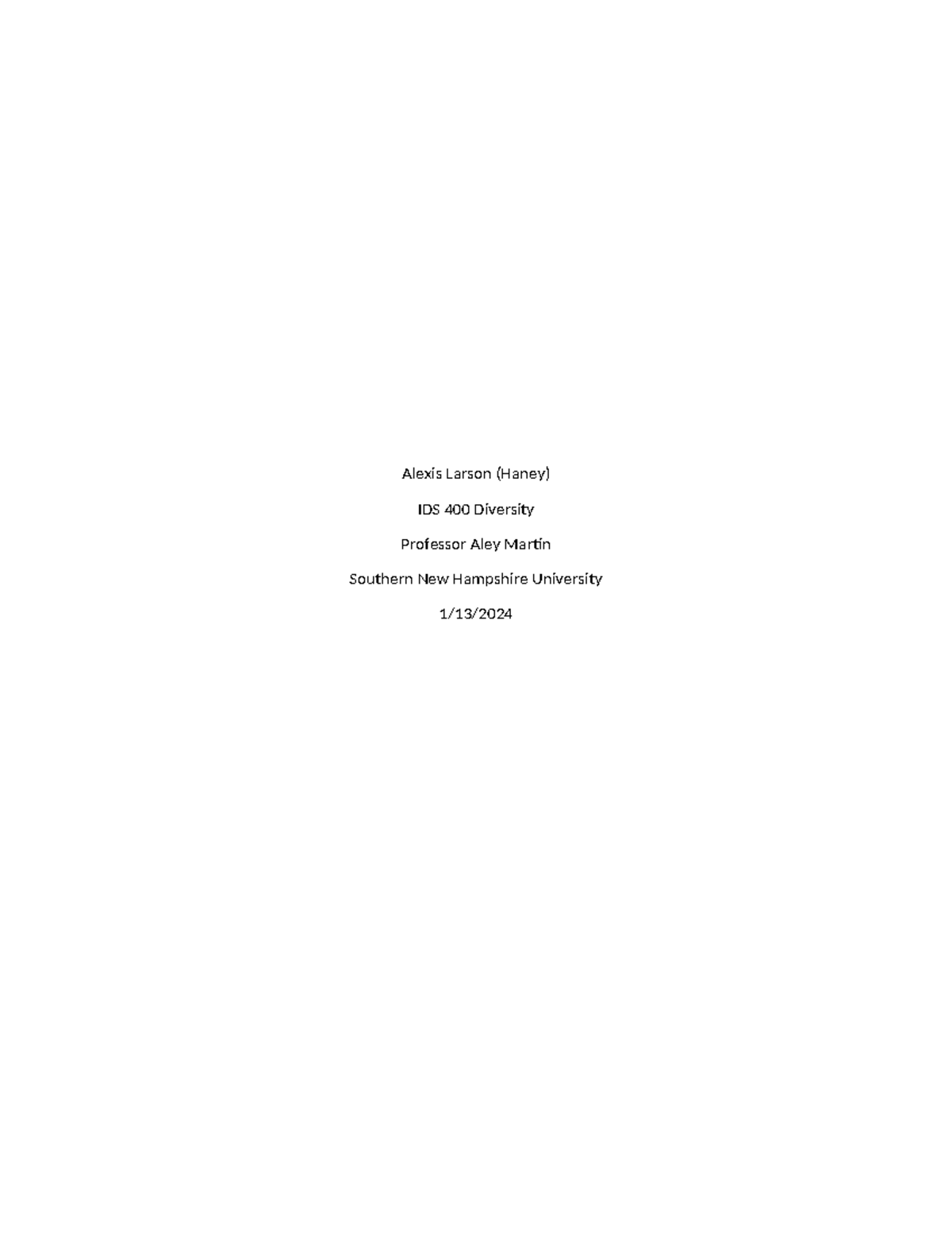 IDS 400 Module 1 Assignment: Exploring Mae Jemison's Legacy - Studocu