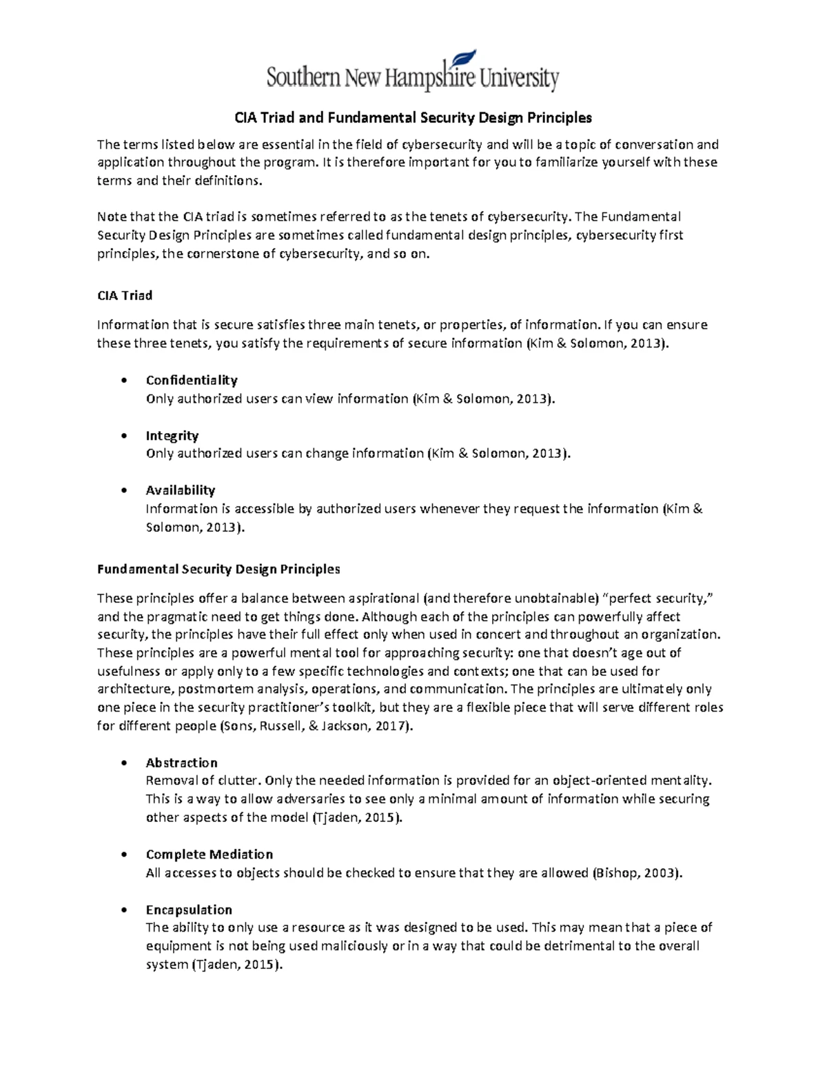 CYB 200 - Module 4 Knowledge Check on Cybersecurity Threats - Studocu