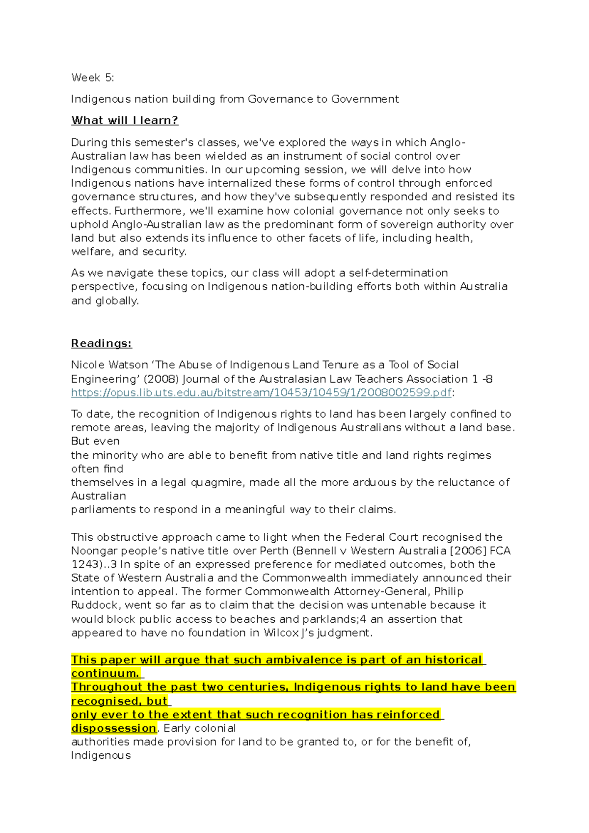 W5: Indigenous Nation Building - Governance to Government Insights ...