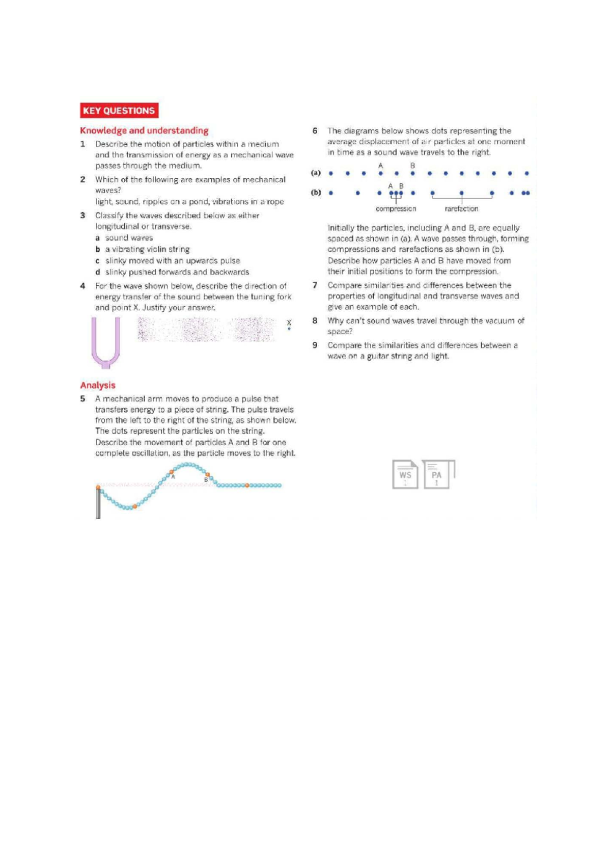 Extra Wave Questions: Key Concepts and Analysis for Physics 101 - Studocu