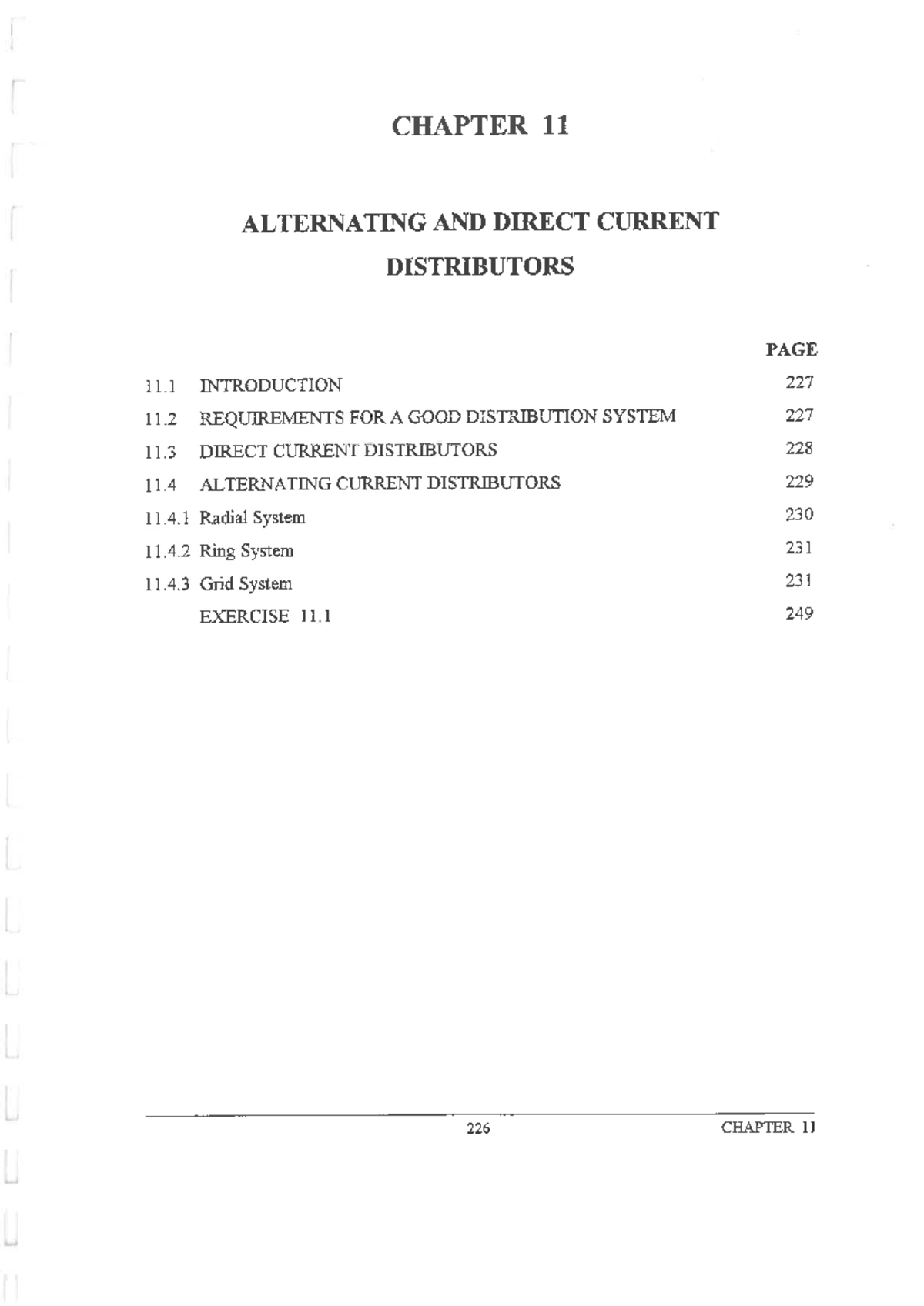 CHAPTER 11: Alternating & Direct Current Distributors Notes - Studocu