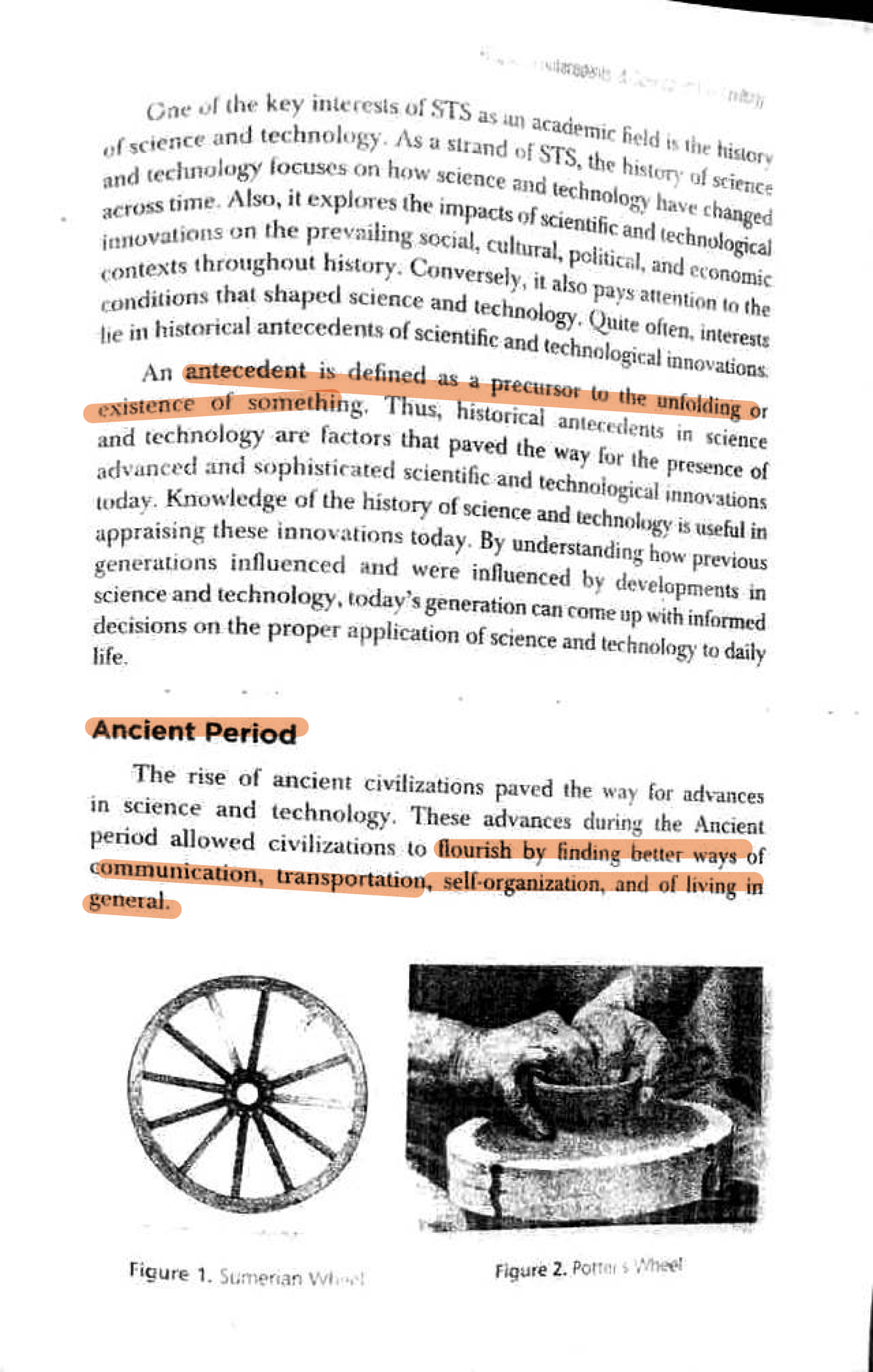STS 101: Review of Historical Antecedents in Science & Technology - Studocu