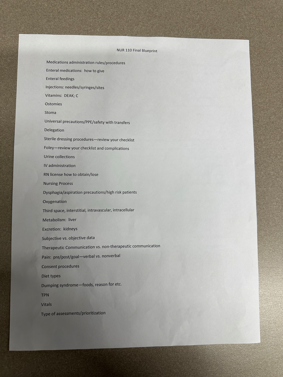Final Exam Study Notes for Course XYZ-123: Key Concepts & Review - NUR ...