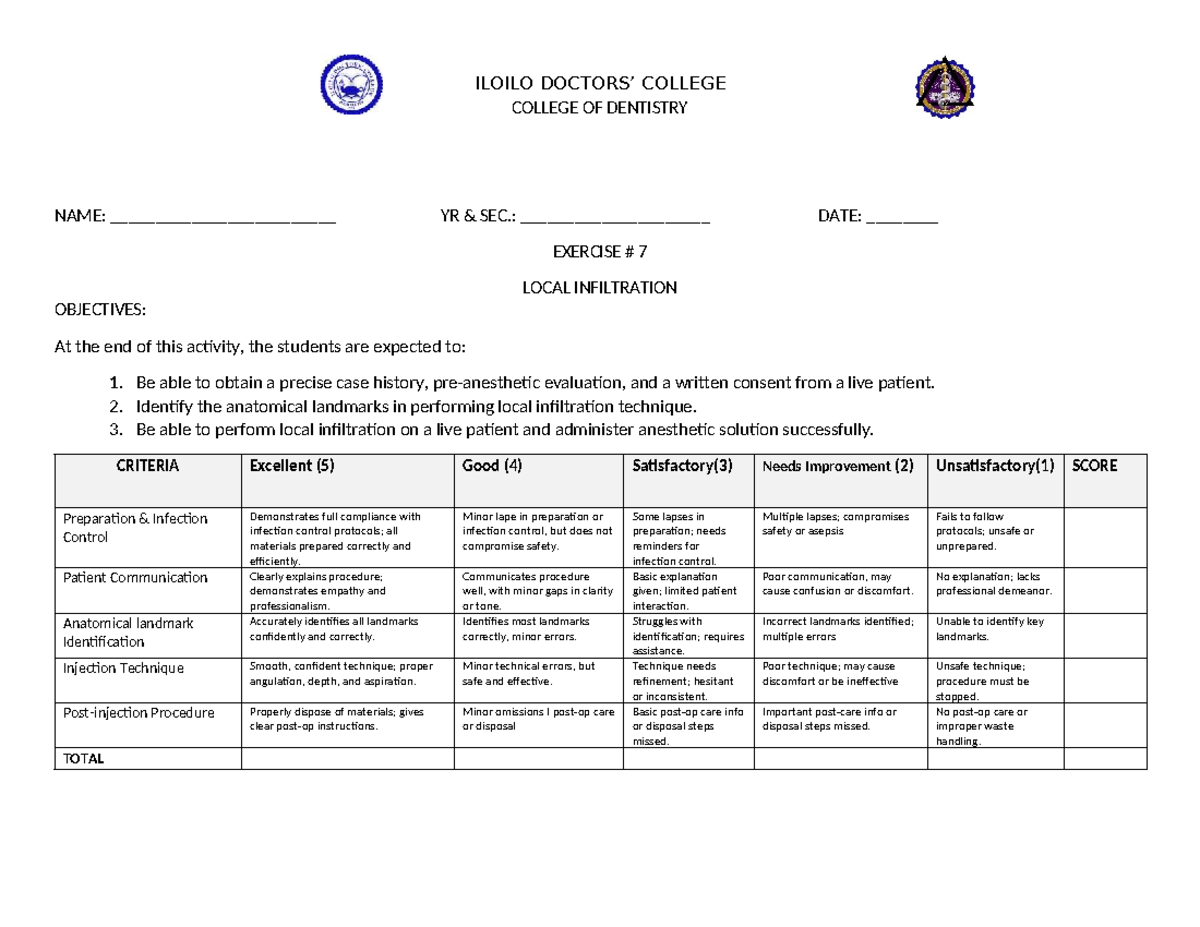 Exercise 78: Local Infiltration & Mandibular Nerve Block Techniques ...