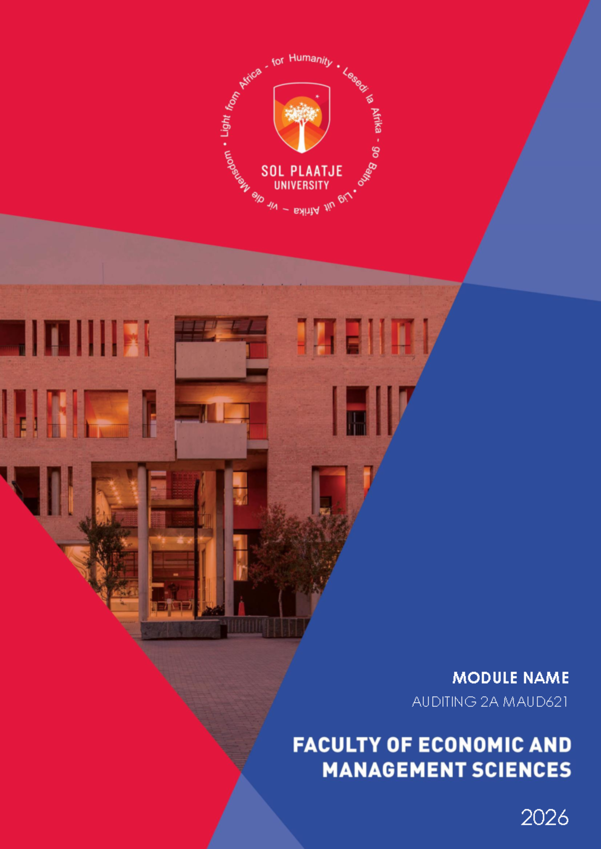 Auditing 2A Study Guide & Questions MAUD621 2026 - Studocu