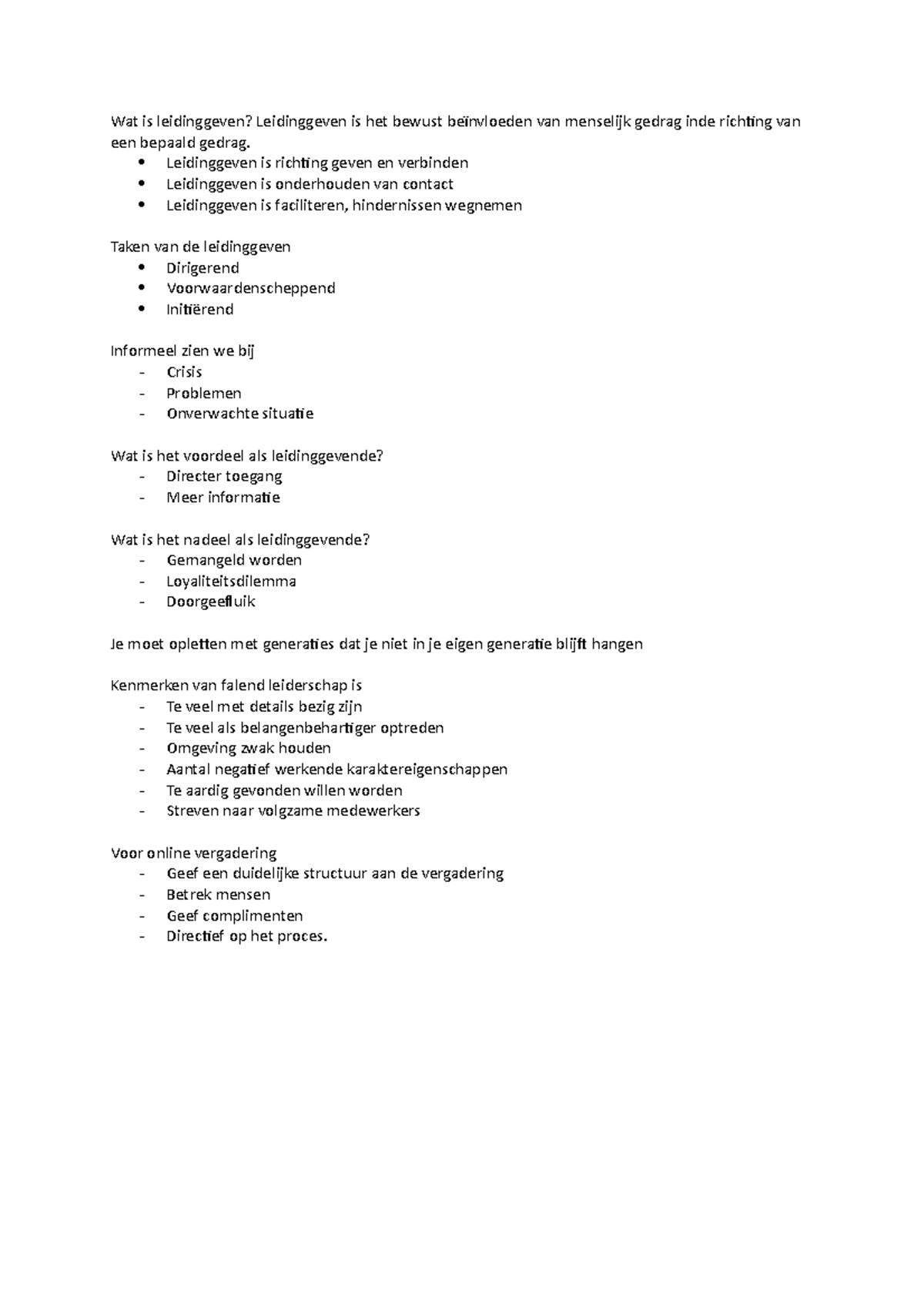 Coachend Leiderschap: Effectief Leidinggeven en Kenmerken van Succes - Studeersnel