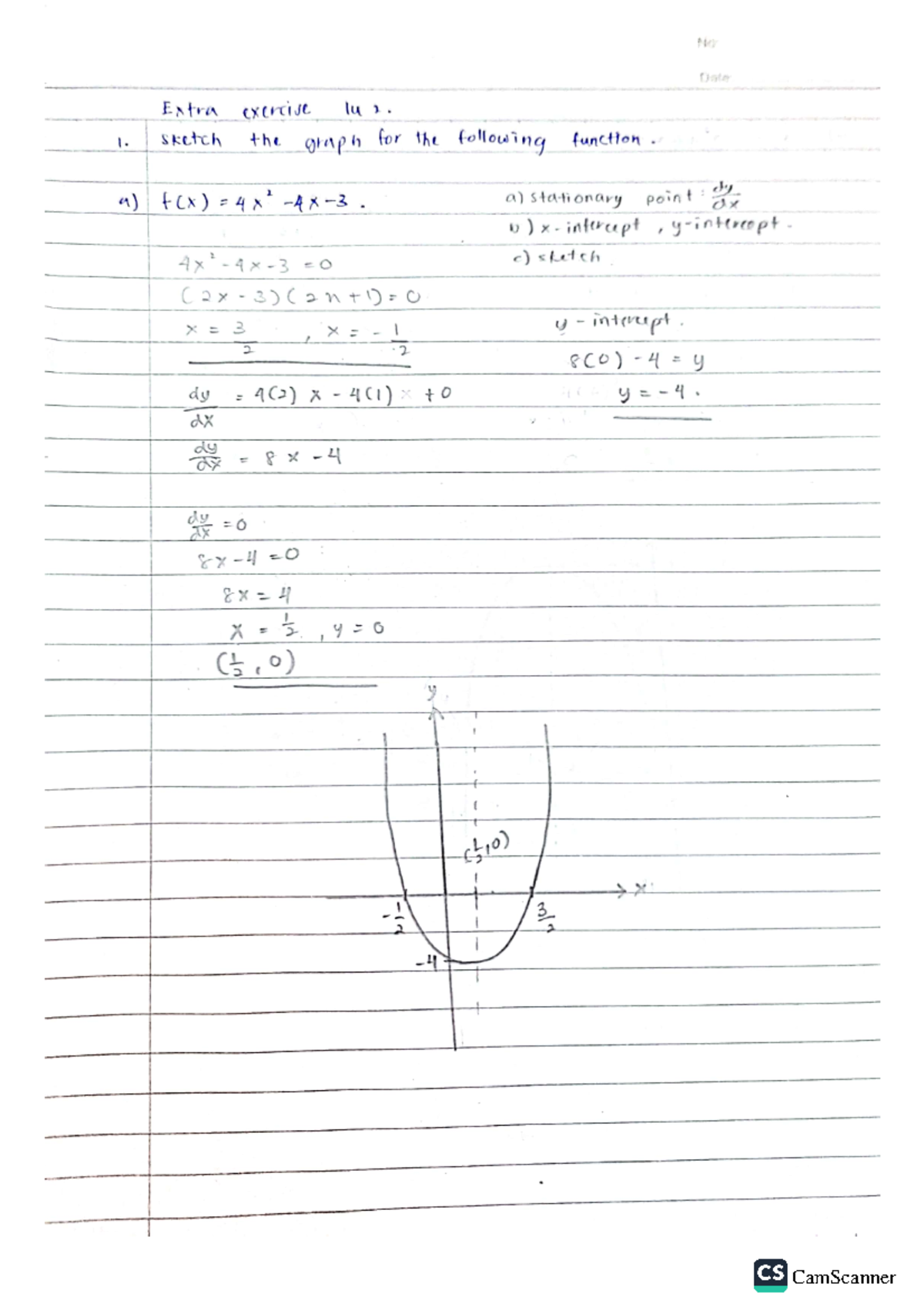 Extra exercise lu 2 A2301082 (1)-1 - No Date Extra exercise lu 2. 1. sketch the graph for the ...