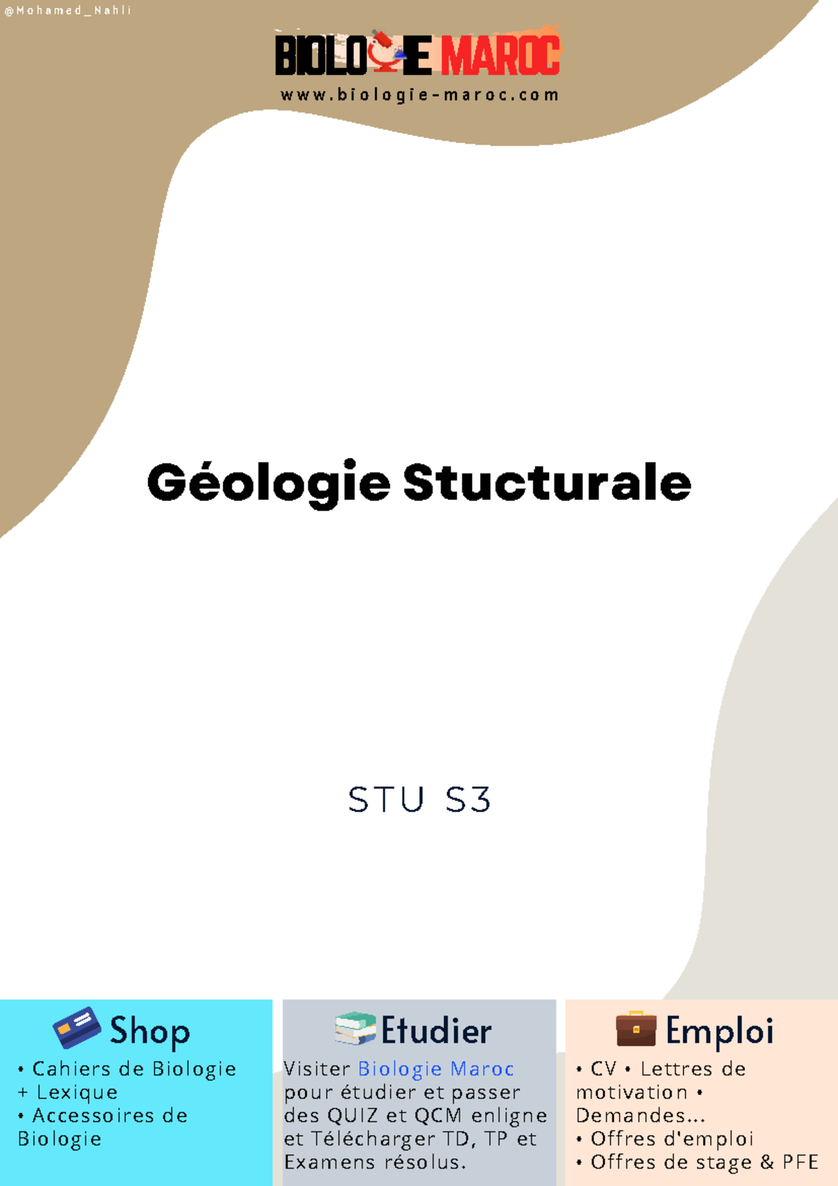 Géologie Structurale STU S3: Cours Complet et Ressources pour Étudiants ...
