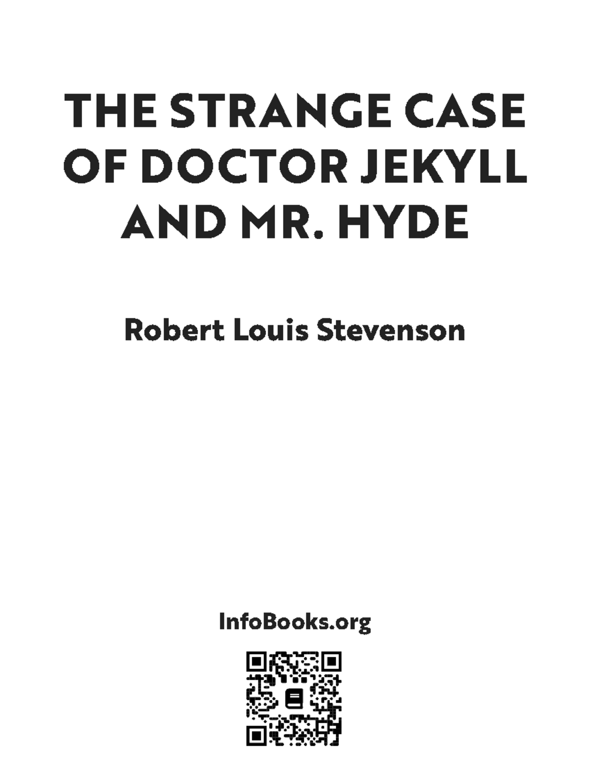 THE STRANGE CASE OF DR. JEKYLL AND MR. HYDE: A SYNOPSIS - Studocu