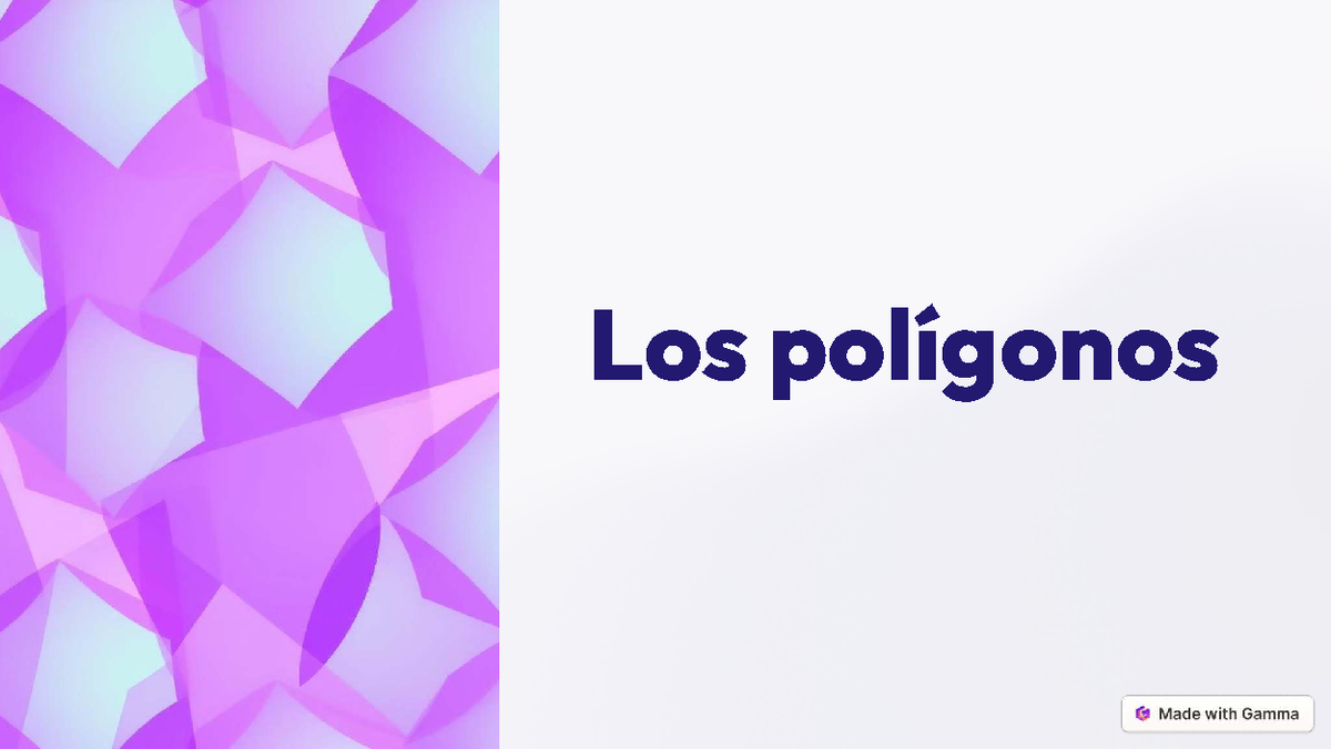 Los Polígonos: Definición, Características y Aplicaciones - Studocu