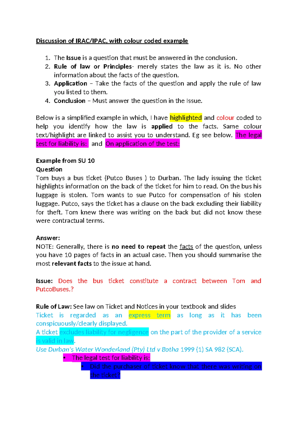 221 - Study Notes for Test 3: Murder, Kidnapping & Assault - Studocu