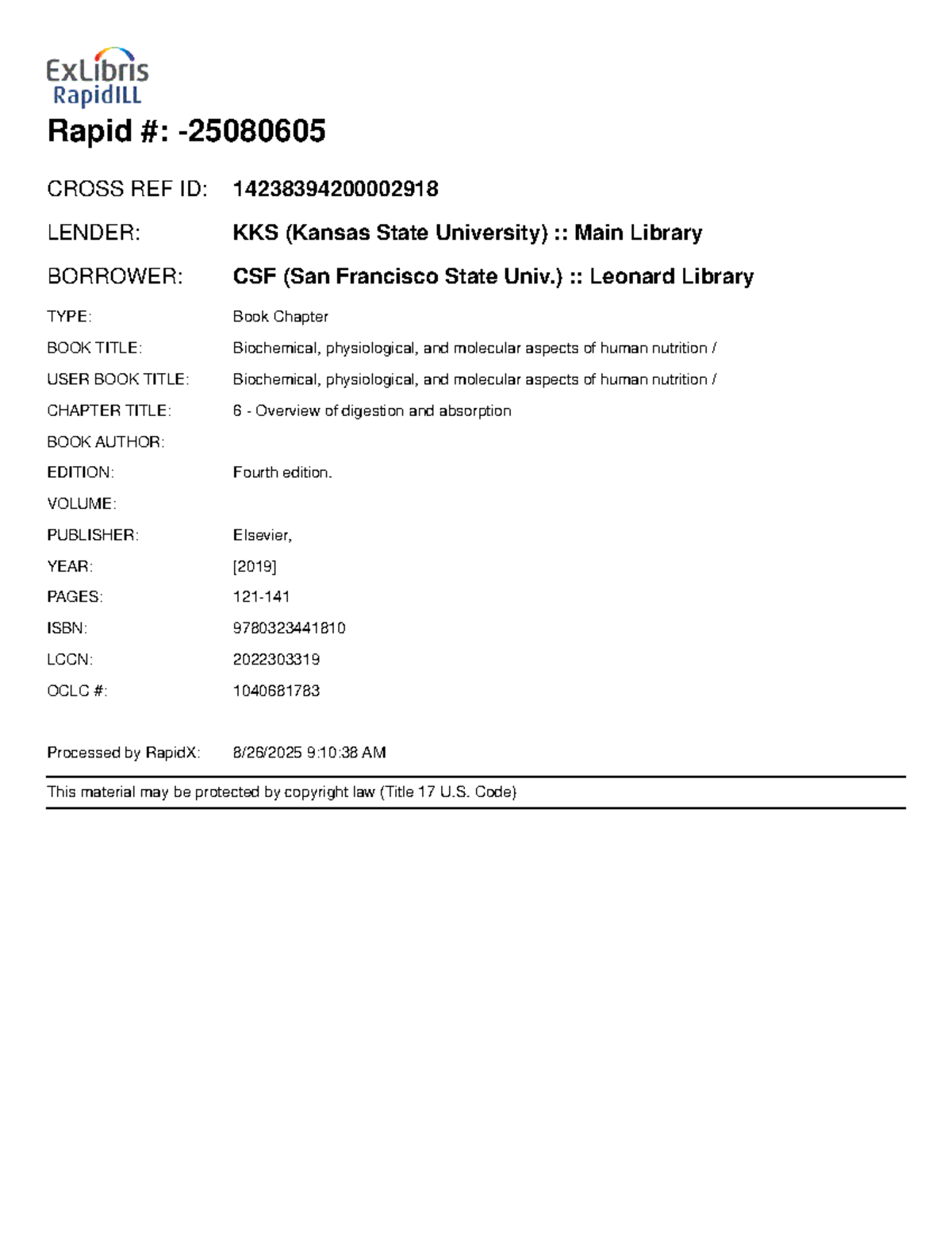 Biochemical and Physiological Aspects of Human Nutrition: Digestion ...
