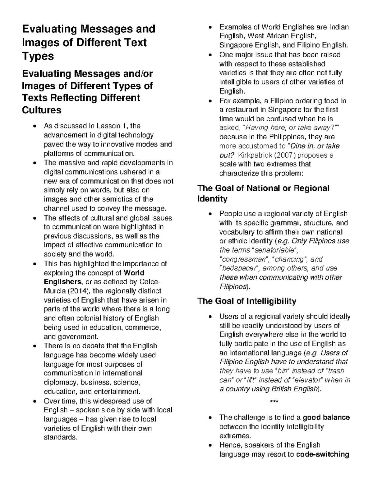 Seven Types of Communicative Strategies - )Nomination- Used by the ...