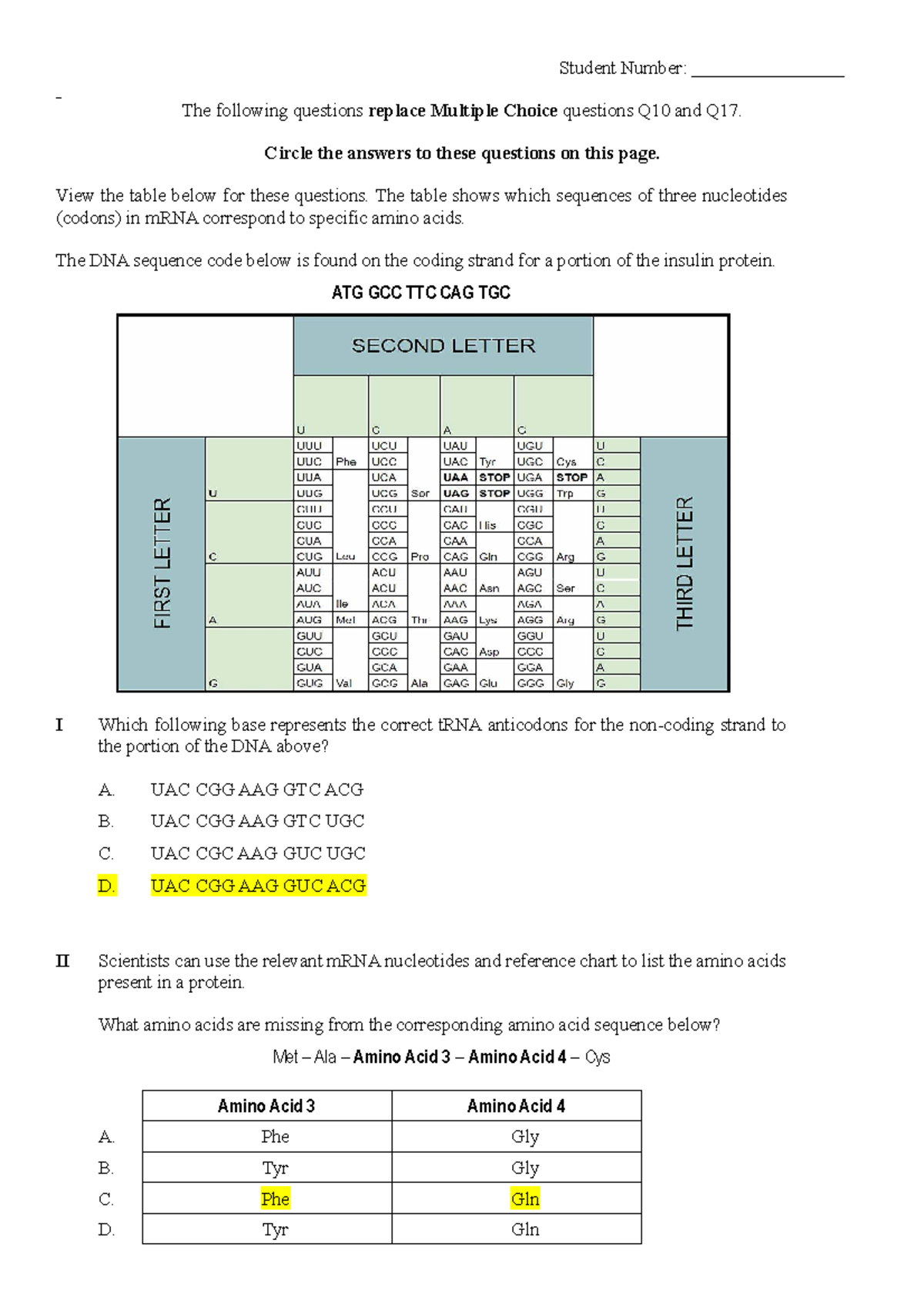 2025 MCC Trial Exam: Extra Questions & Answers on Genetics - Studocu