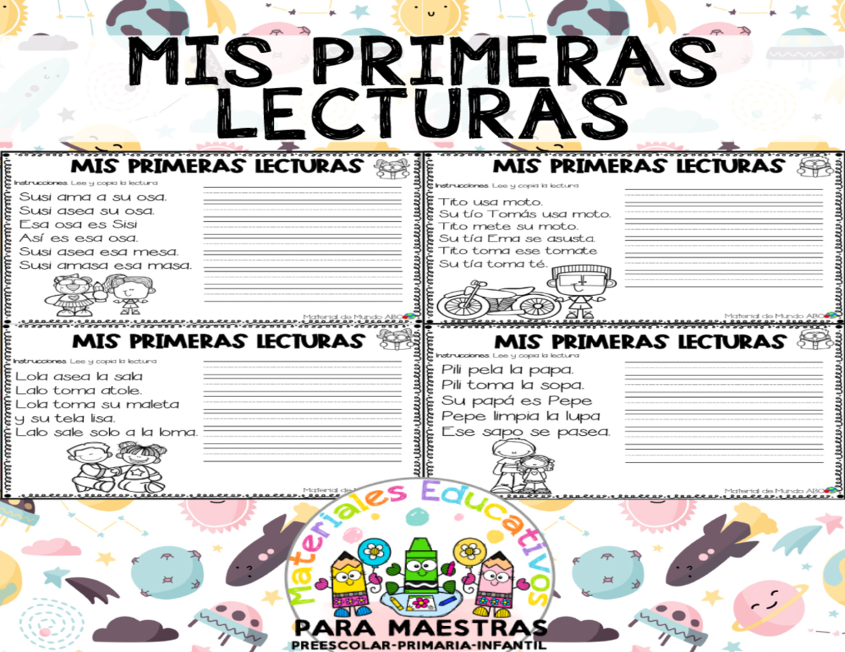 MIS PRIMERAS LECTURAS - Materiales Educativos para Maestras - Studocu