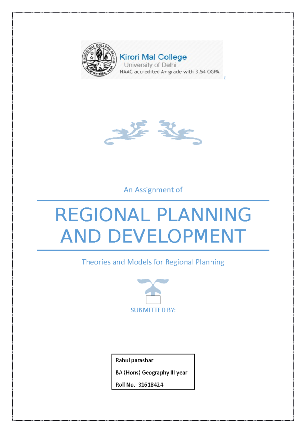 RPD Models and Theories: Insights for Regional Development Studies ...