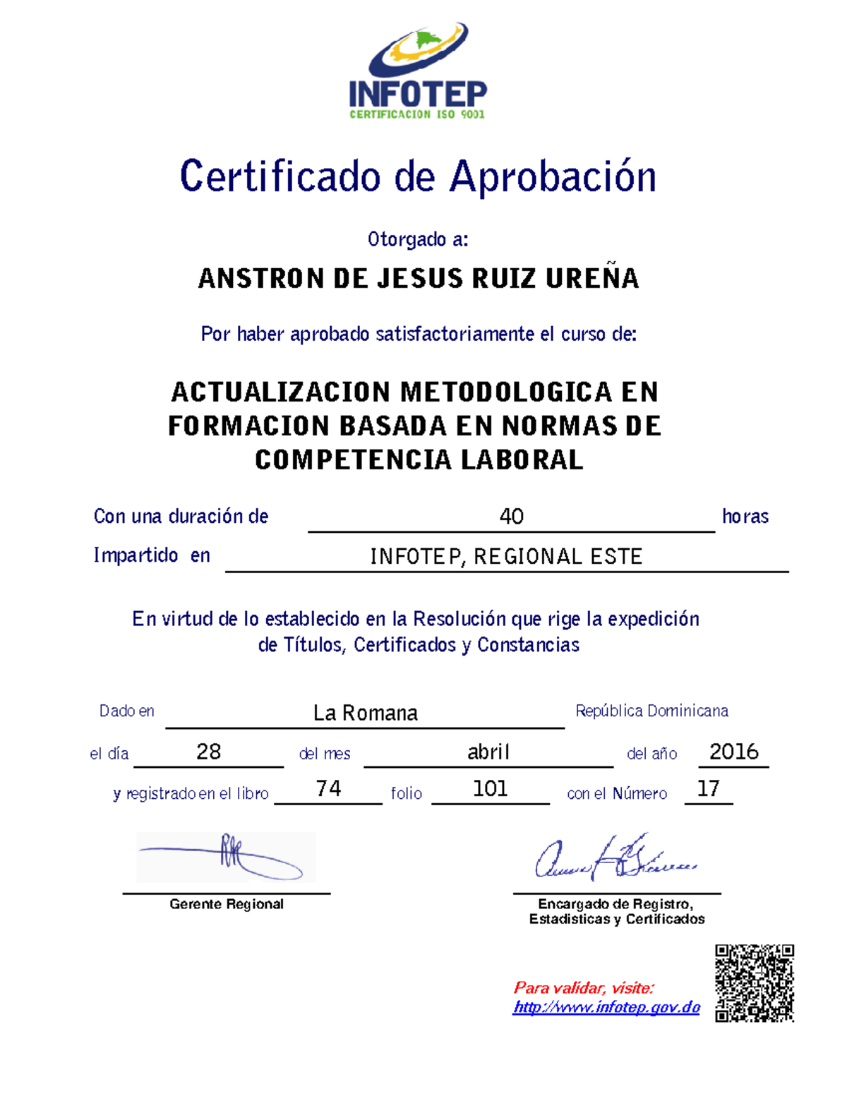 Actualizacion Metodologica I - ANSTRON DE JESUS RUIZ UREÑA Por haber ...
