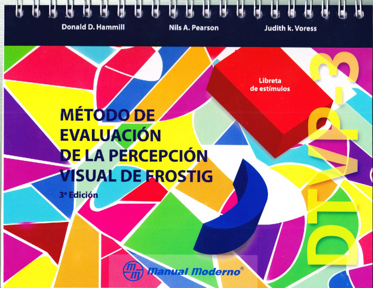 Libreta de Estímulos DTVP-3: Evaluación de la Percepción Visual - Studocu