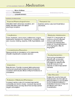 Donepezil - Medication Template for NCLEX based medication - ACTIVE ...