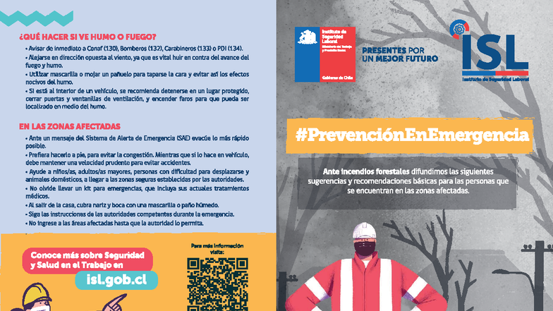 Díptico de Prevención de Incendios Forestales 2025 - Seguridad Laboral ...