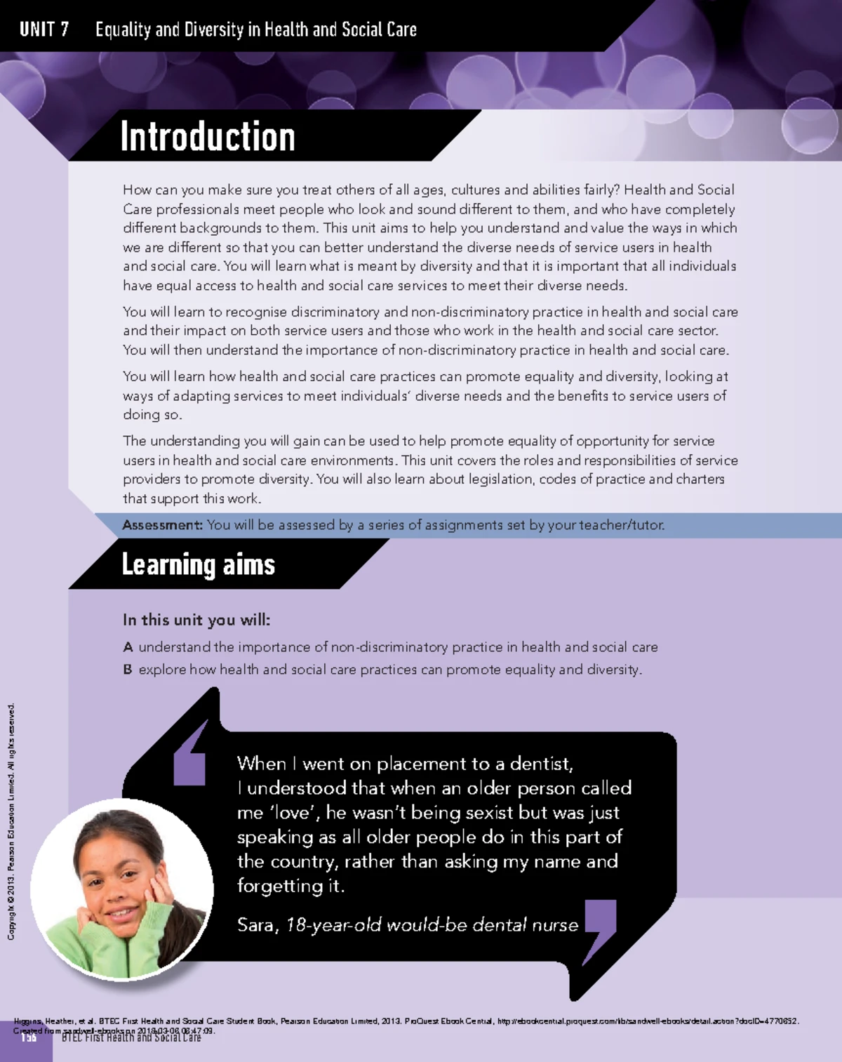 Unit 8 PDF - Unit 8 textbook - Promoting Public Health 8 DRAFT ...