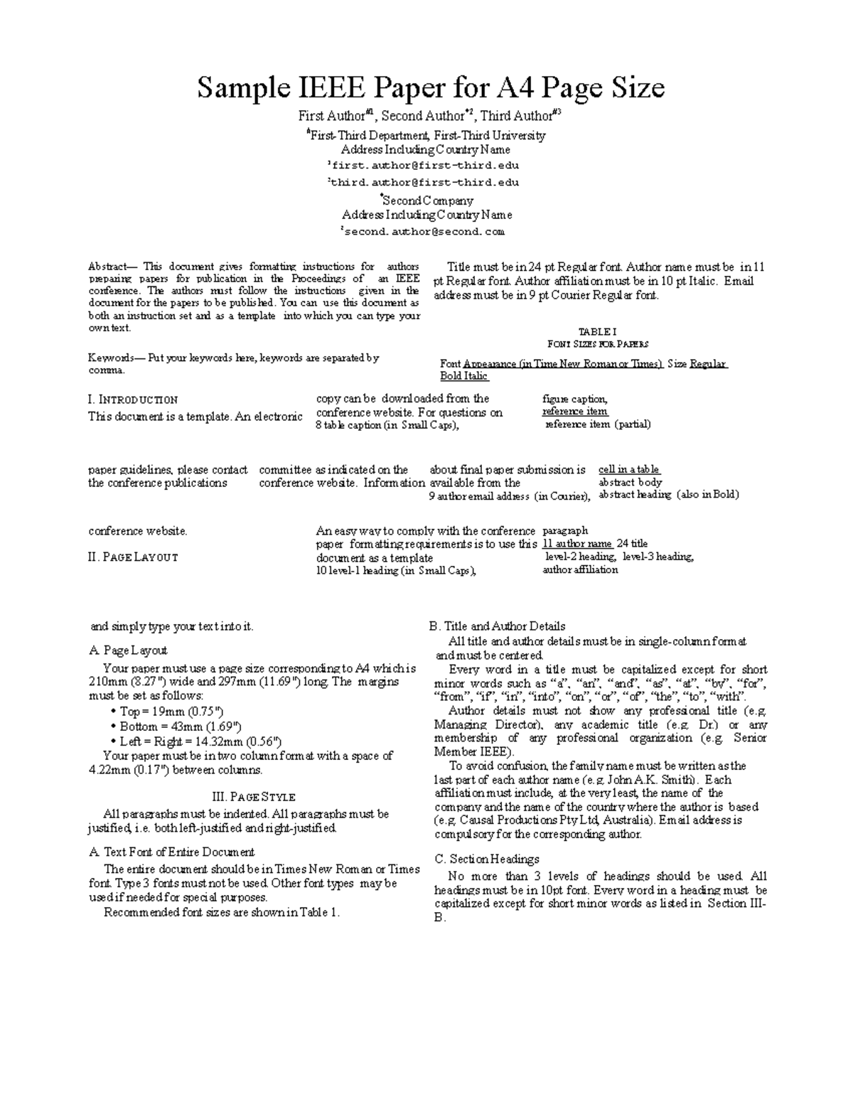 IEEE Conference Paper Formatting Guidelines and Template - Studocu