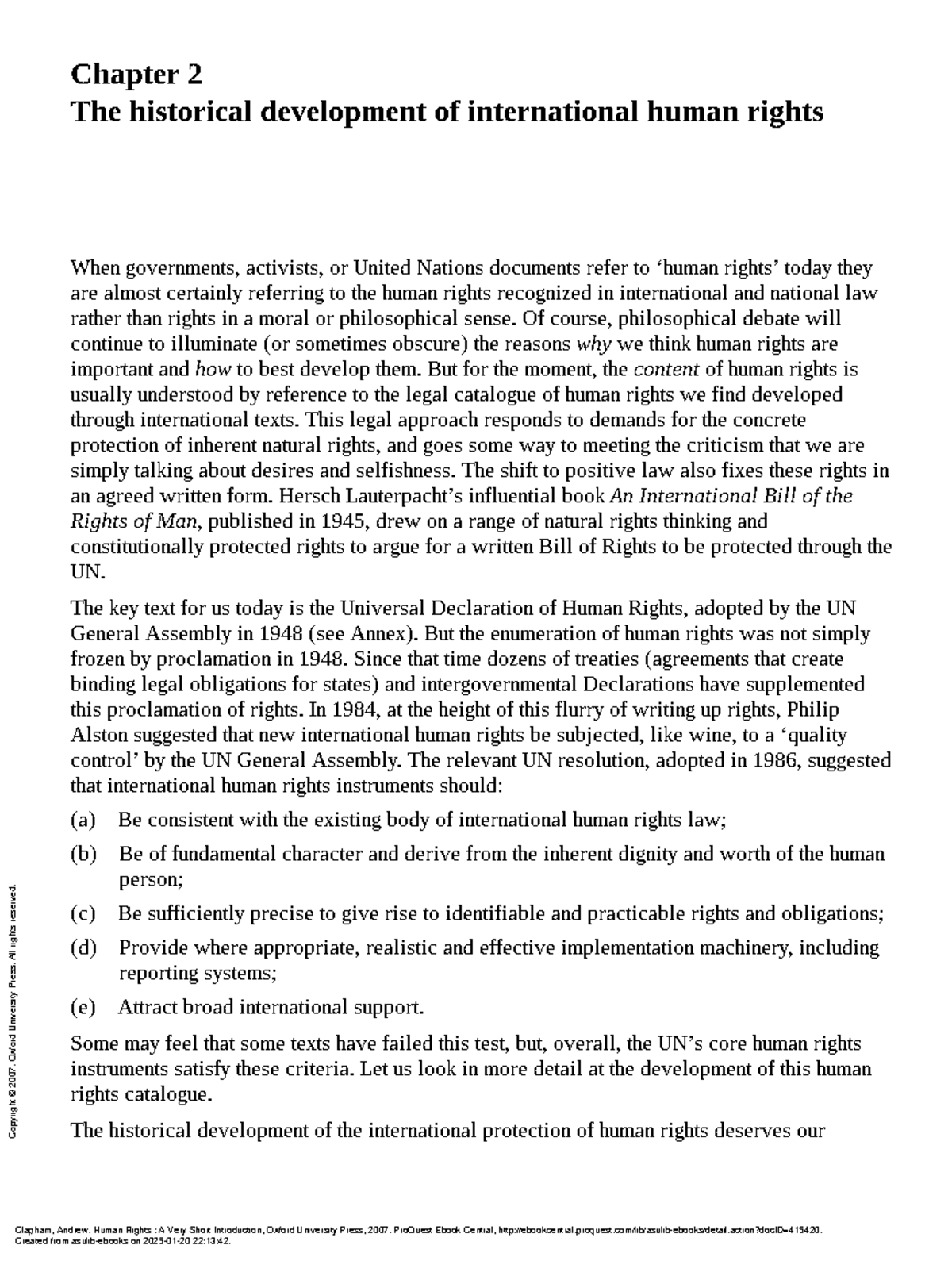 Human Rights and the Genocide Convention: Historical Developments in ...
