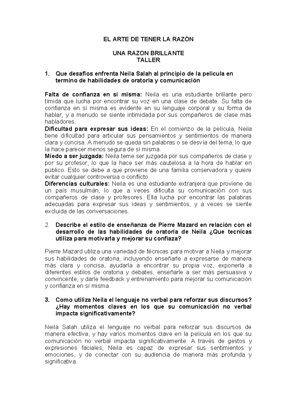 EL ARTE DE Tener LA Razón - EL ARTE DE TENER LA RAZÓN UNA RAZON ...