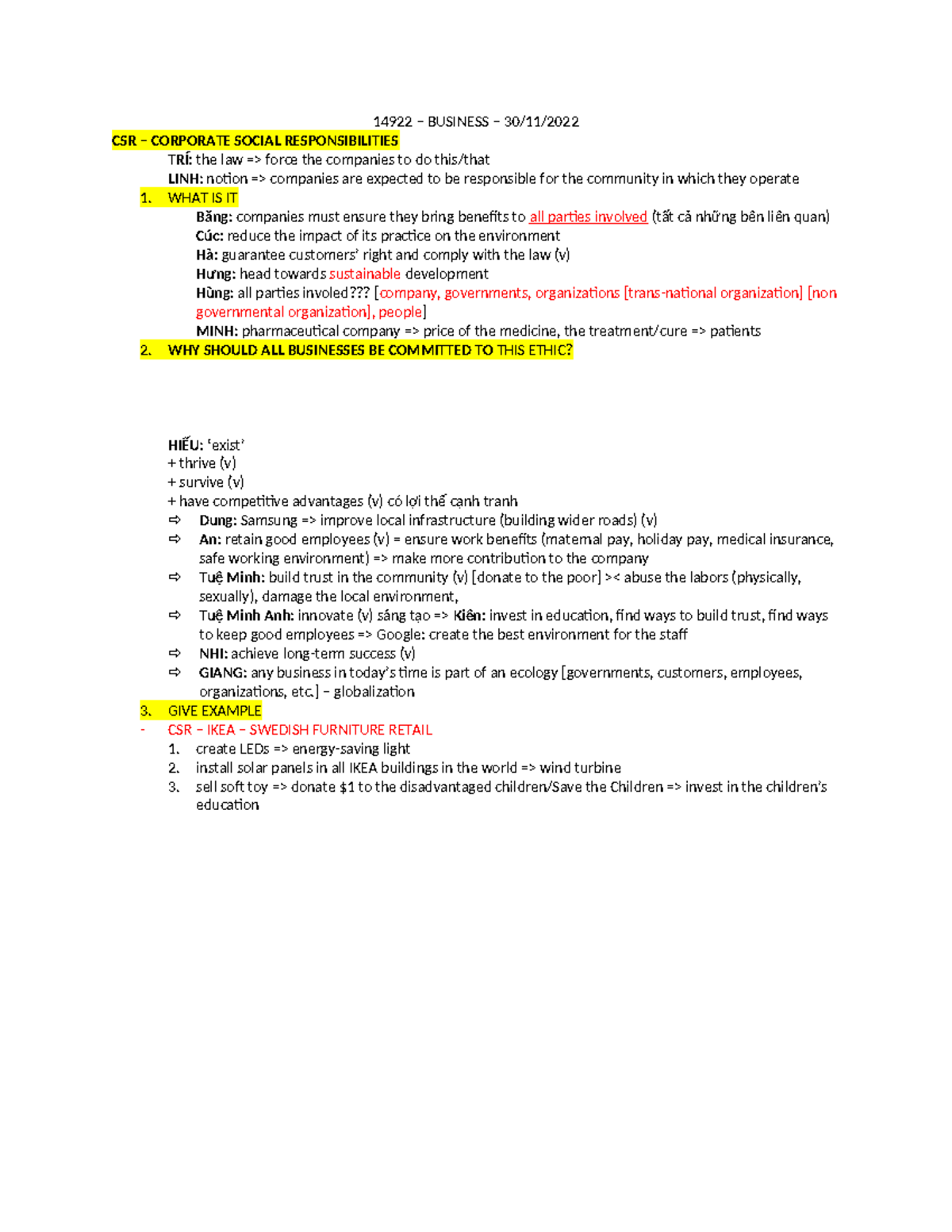 14922 - TASK 2 - 301122 - CSR in Business Ethics and Community Impact ...