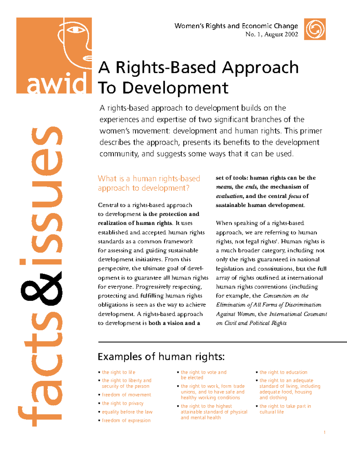 A rights-based approach to development - facts&issues A Rights-Based ...