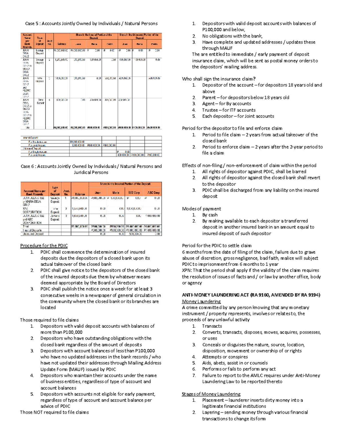 RFBT 3rd Evals: Case Study on Jointly Owned Accounts & Money Laundering ...