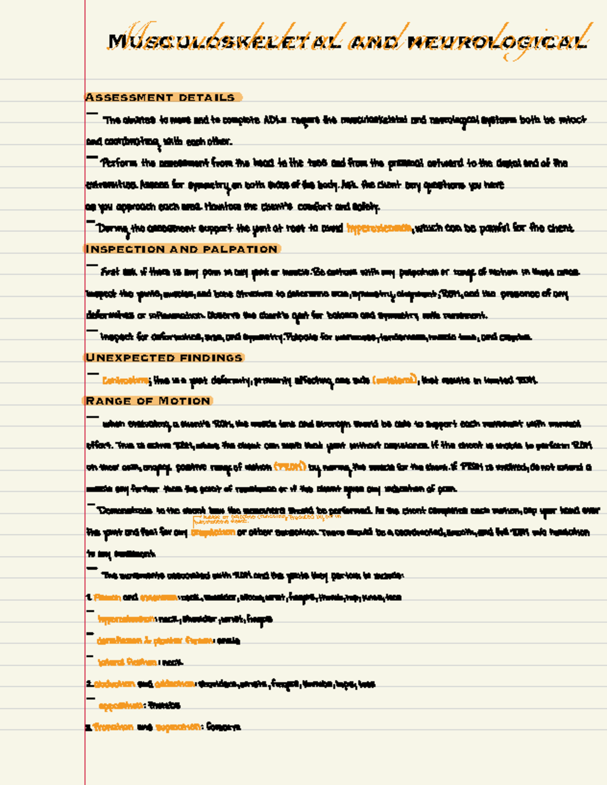 Assessment Techniques for Musculoskeletal & Neurological ADLs: A Guide ...