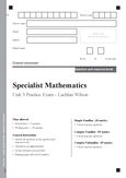 Year 12 Specialist Mathematics - Grade: 12 - Queensland Certificate of ...