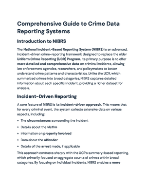 Comprehensive Overview of NCVS: Strengths & Limitations in Crime Data ...